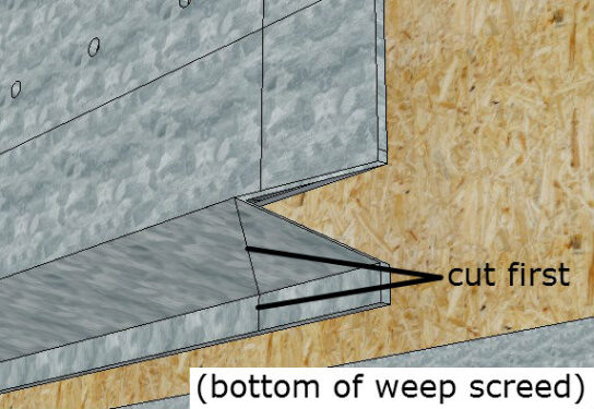 How To Cut, Bend And Install Weep Screed (3 Coat System)