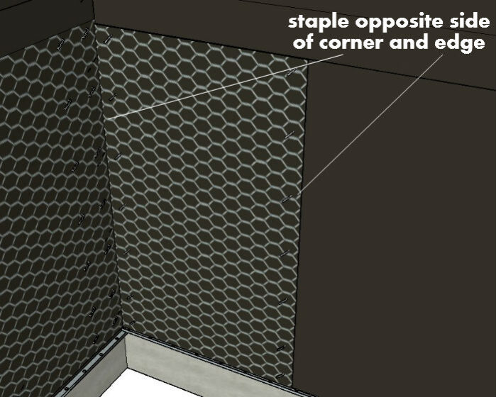 How To Install Stucco Wire (3 Coat System)