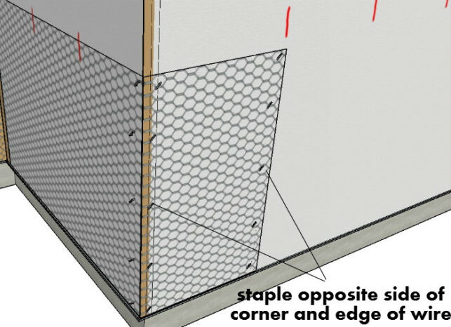 How To Install Stucco Wire For A One Coat System