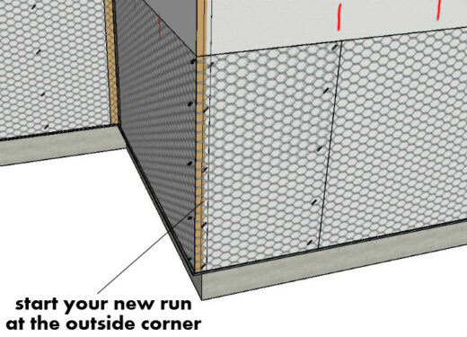 How To Install Stucco Wire For A One Coat System
