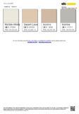 STO Stucco Color Charts