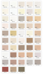 7 Of The Most Popular Stucco Color Charts, All In One Place!