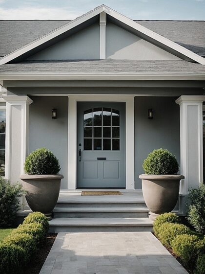 Gray Stucco Houses: What Works & Why It Works!