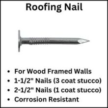 Stucco Nails | What You Need To Know!