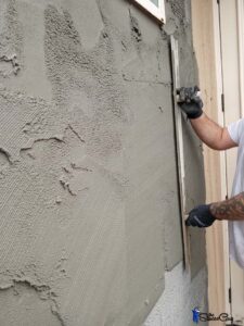What is a Stucco Brown Coat?
