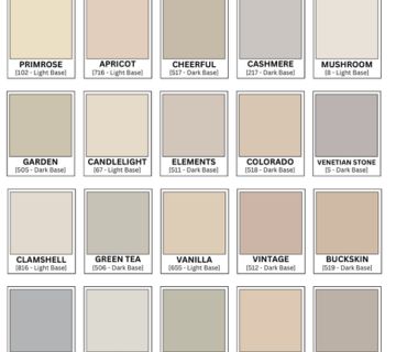 Western Blended's Stucco Colors Chart | 42 Colors To Explore!