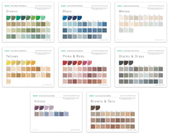 8 of the Most Popular Stucco Color Charts!
