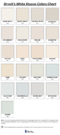 Dryvit's White Stucco Colors Chart