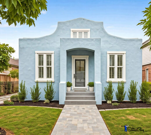Blue Stucco House Ideas You'll Love!