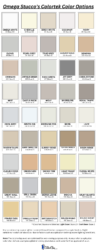 Omega's (Colortek) Color Chart With All 45 Colors!