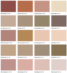 8 of the Most Popular Stucco Color Charts!