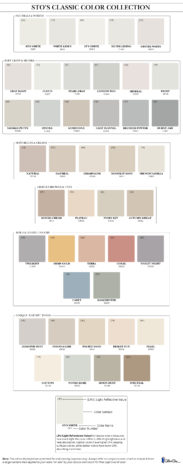 STO Stucco Color Charts