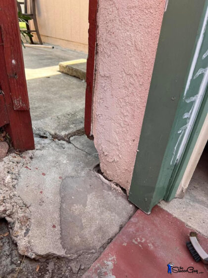 Bottom of Stucco Wall is Failing and Water Is Getting In Wall!